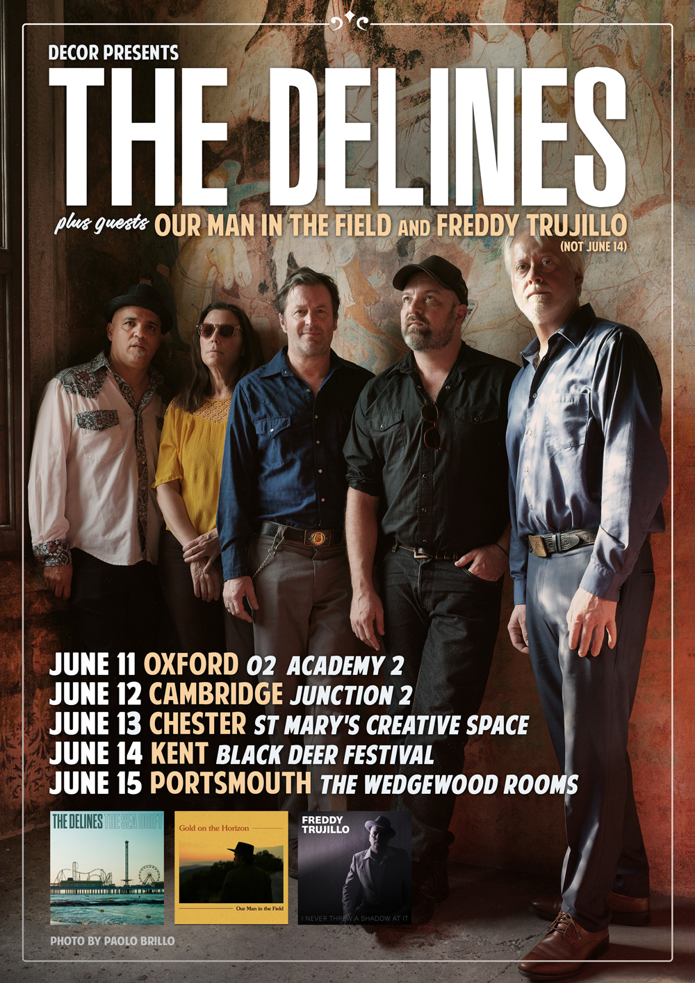 The Delines Tour Poster • Hathway Creative